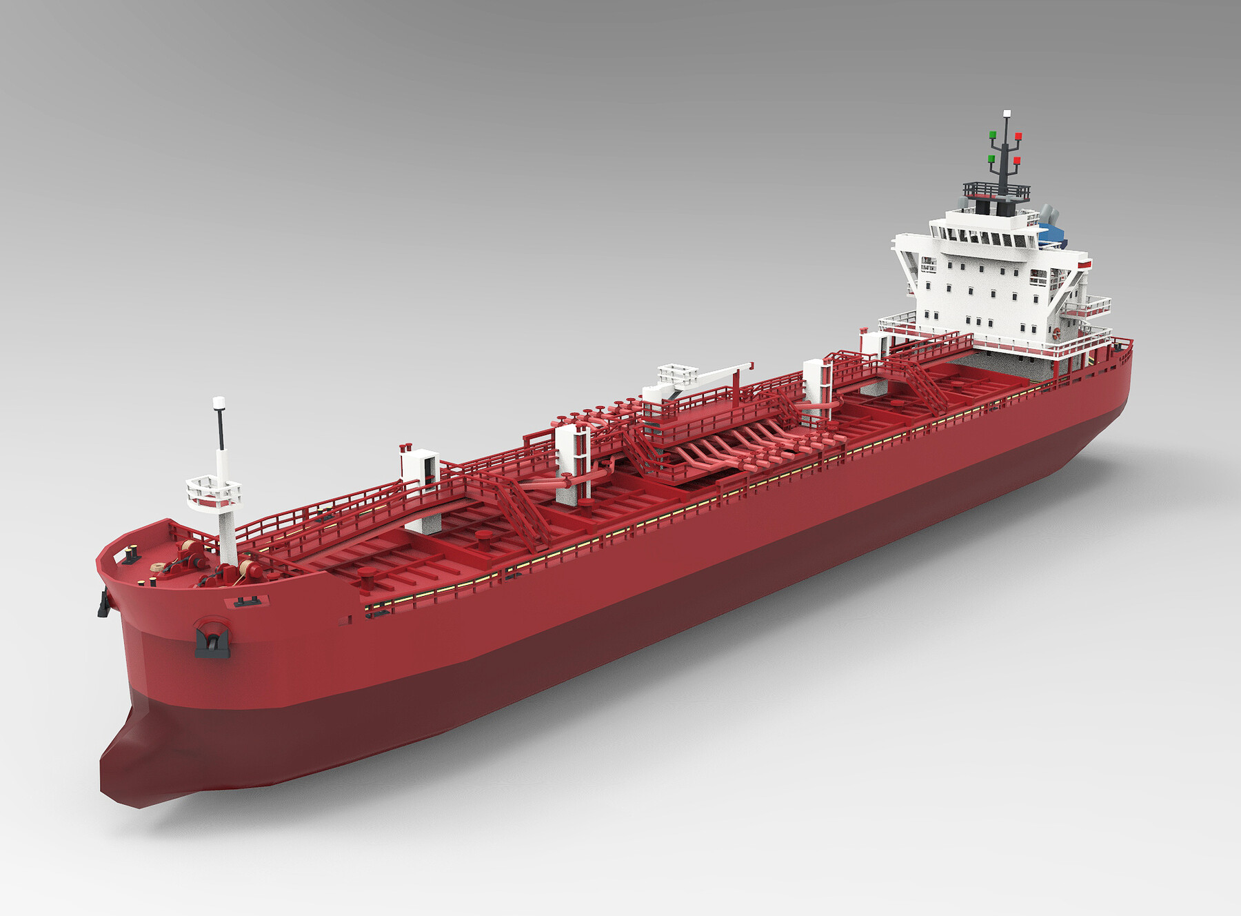 ArtStation - Panamax Oil Carrier Low-poly 3D model | Game Assets