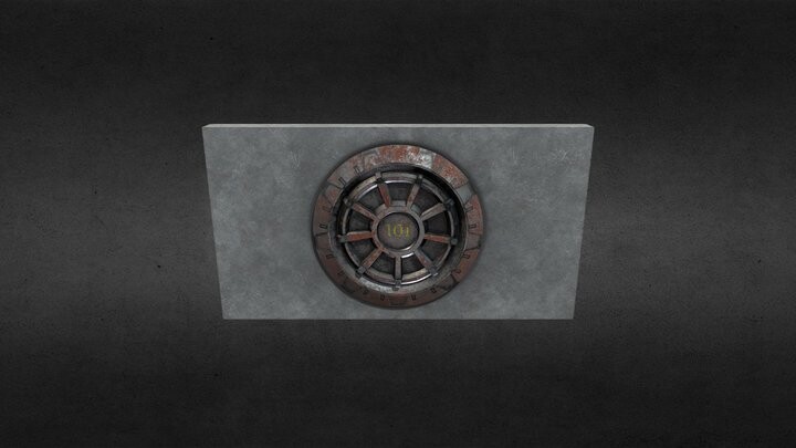 ArtStation - Fallout 3 Vault 101 Door | Game Assets