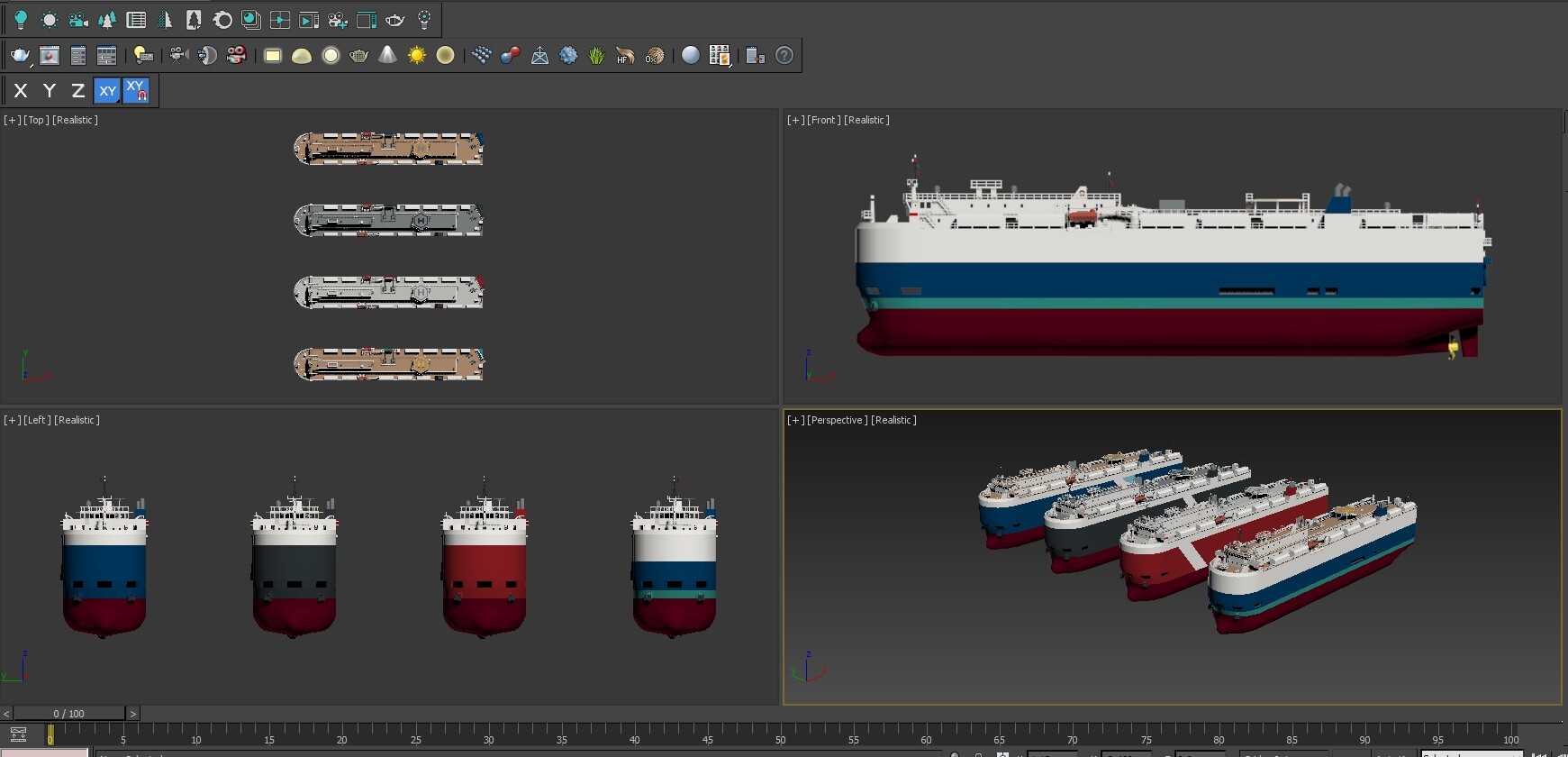 ArtStation - RoRo Car Carrie | Game Assets