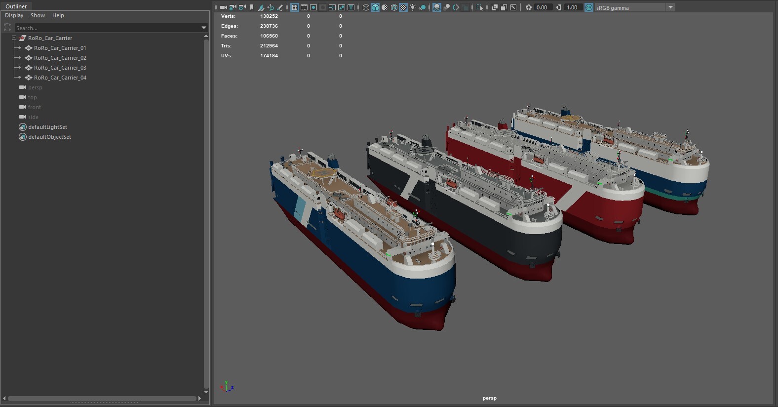 ArtStation - RoRo Car Carrie | Game Assets