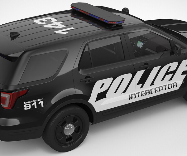 ArtStation - Ford Explorer 2019 Police | Resources