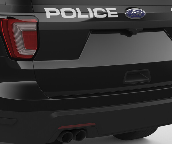 ArtStation - Ford Explorer 2019 Police | Resources
