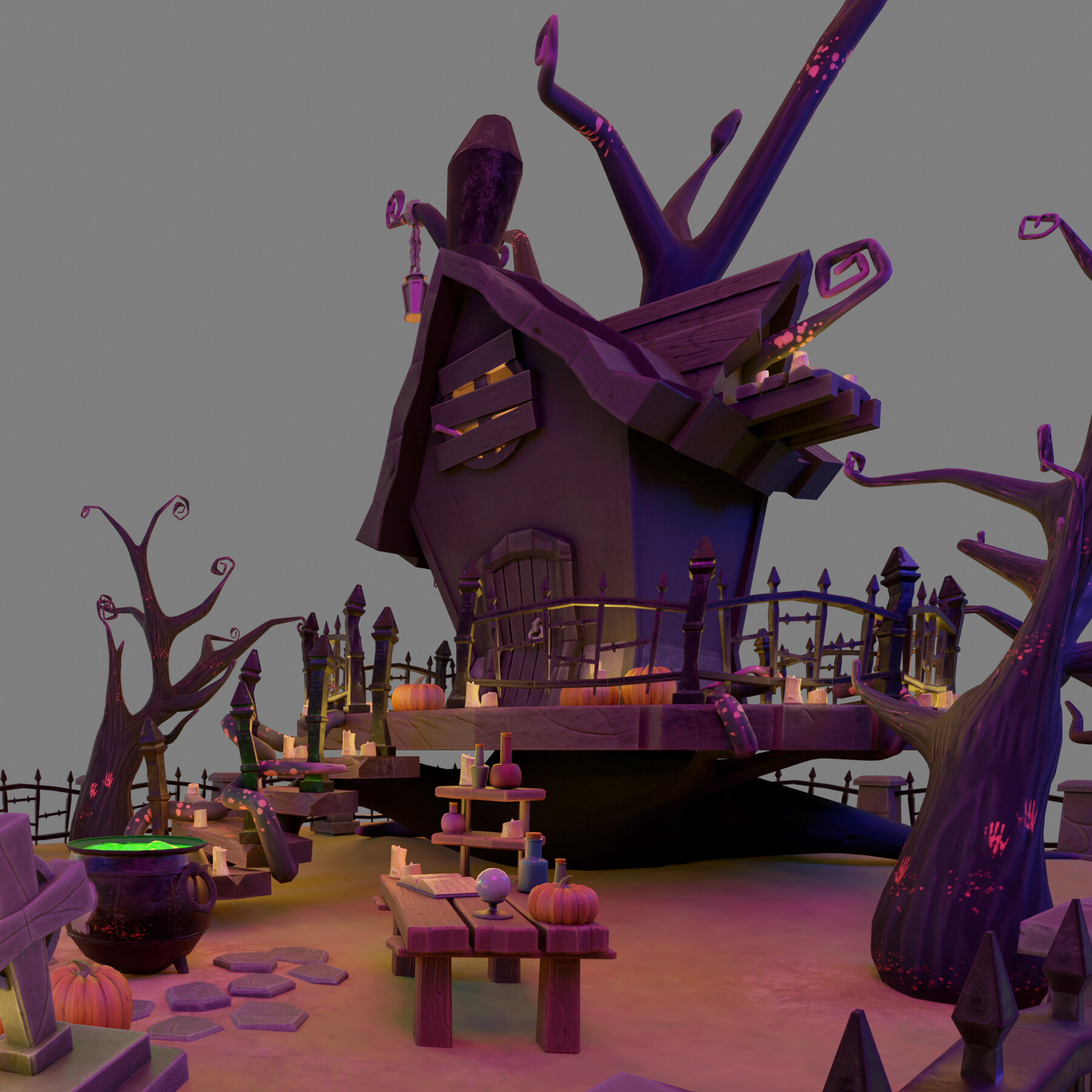 ArtStation - Stylized Halloween Models | Game Assets