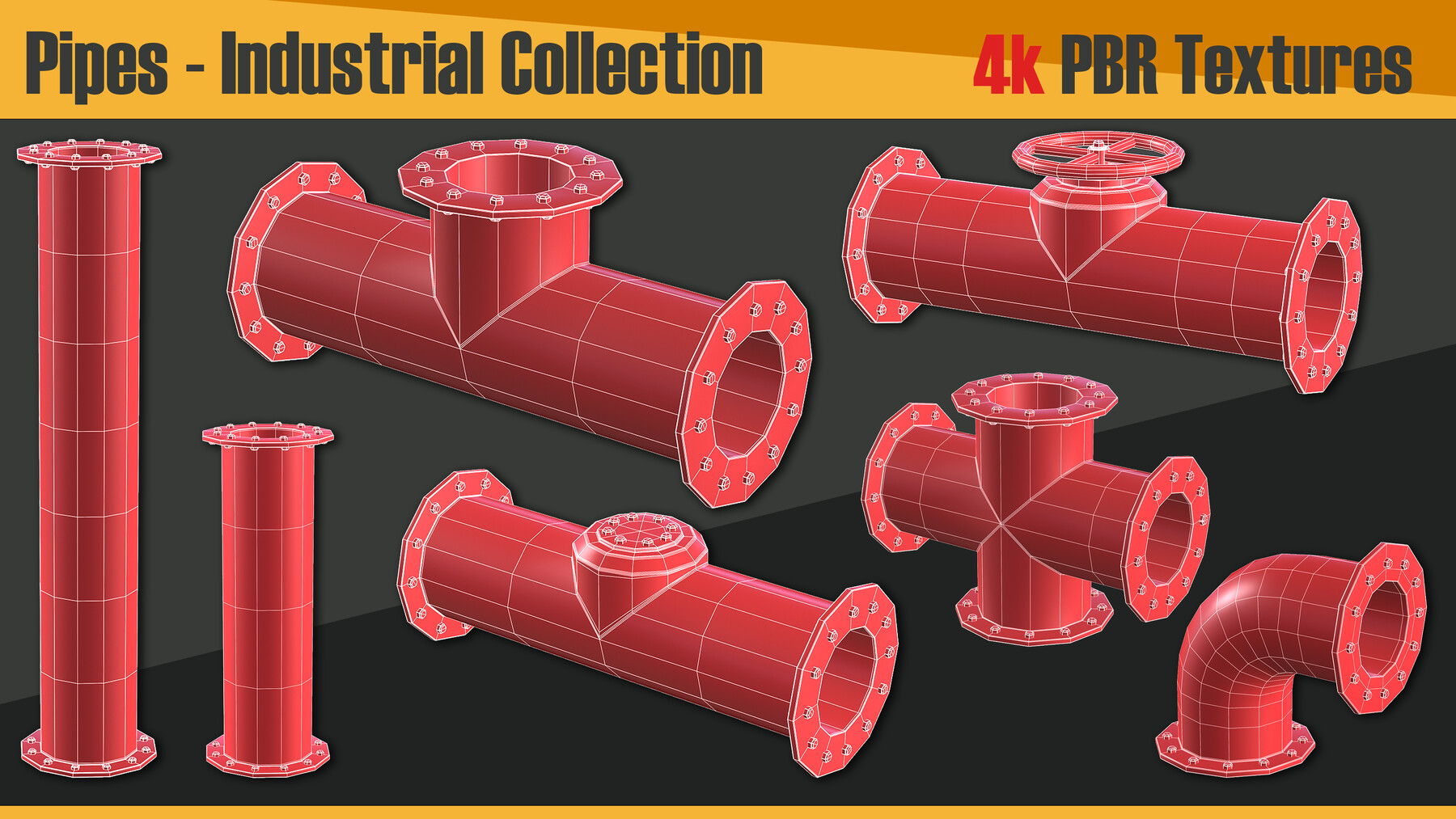 ArtStation - Pipes - Industrial Collection | Game Assets