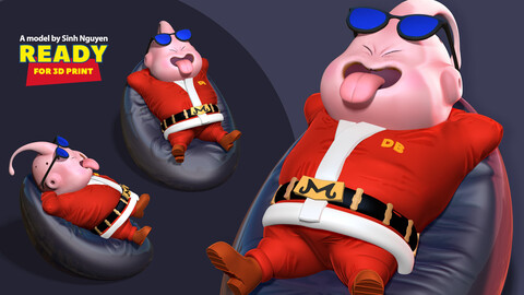 ArtStation - Santa Buu resting | Resources