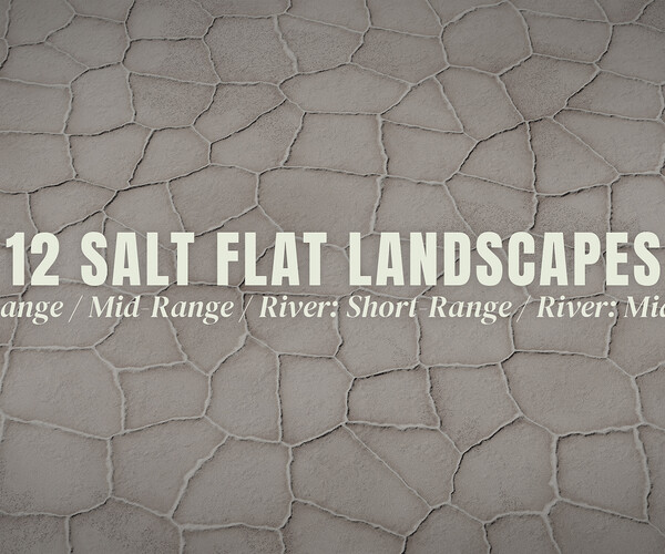 ArtStation - 8k Landscapes - Salt Flat Vol.1 | Game Assets
