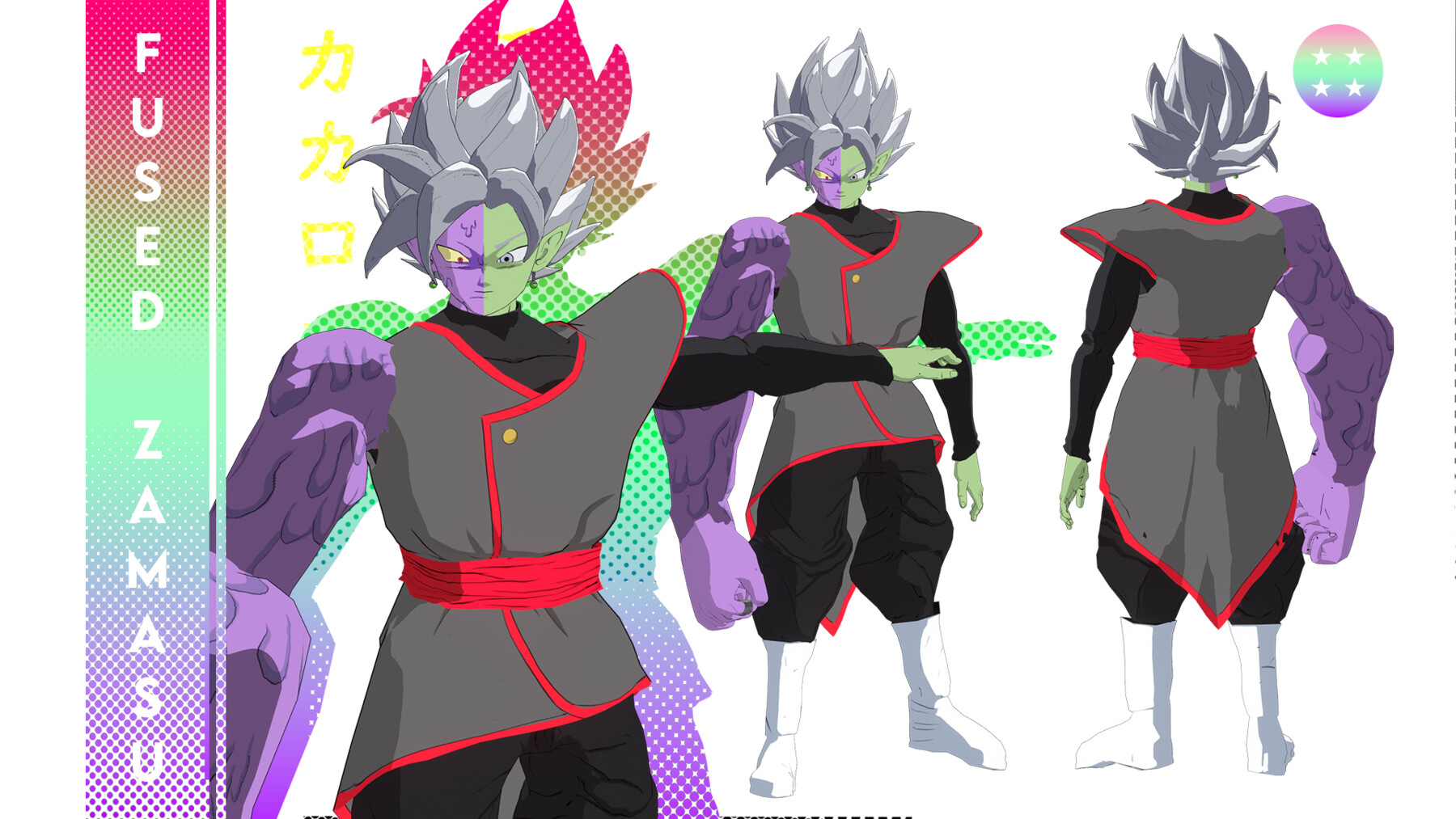 Artstation 3d Fused Zamasu Rigged Resources