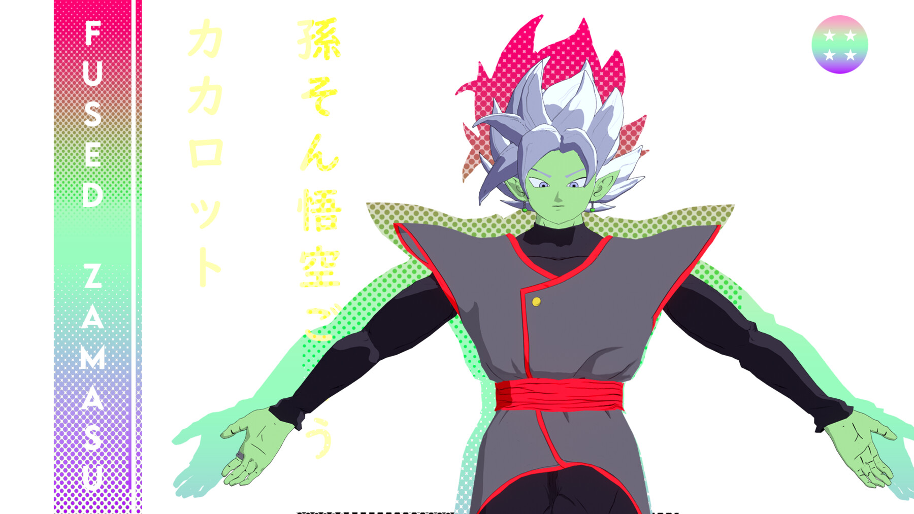 Artstation 3d Fused Zamasu Rigged Resources