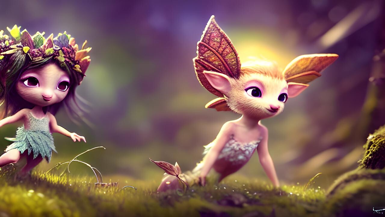 ArtStation - 57 Tiny and cute forest 2700 jpg pack runwayml art | Artworks