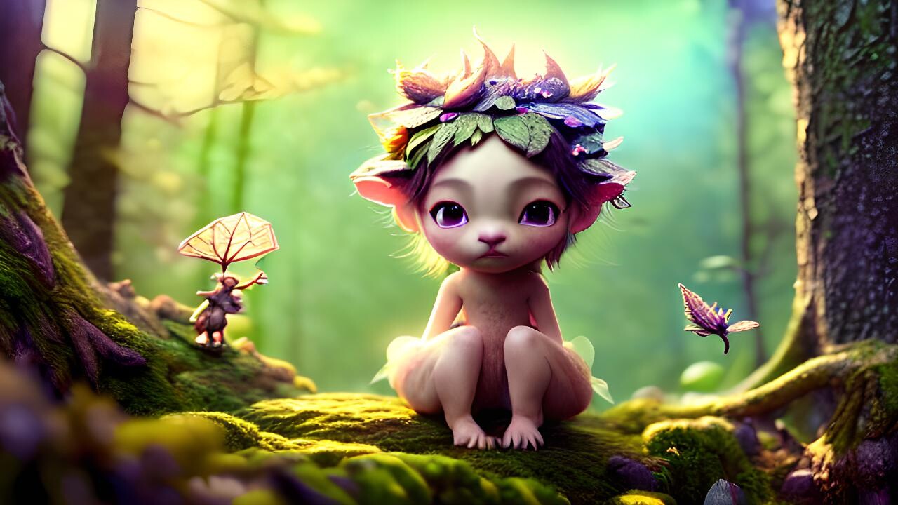 ArtStation - 57 Tiny and cute forest 2700 jpg pack runwayml art | Artworks