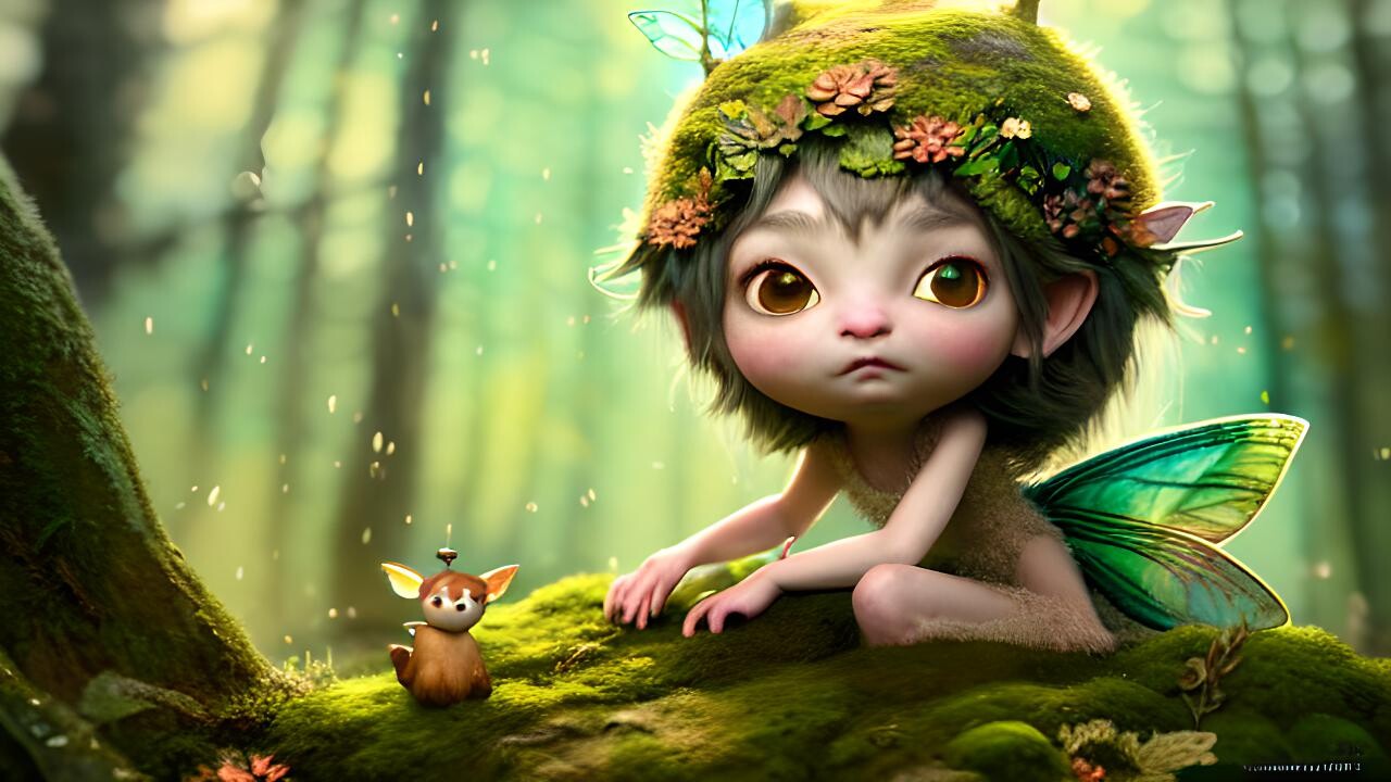 ArtStation - 57 Tiny and cute forest 2700 jpg pack runwayml art | Artworks