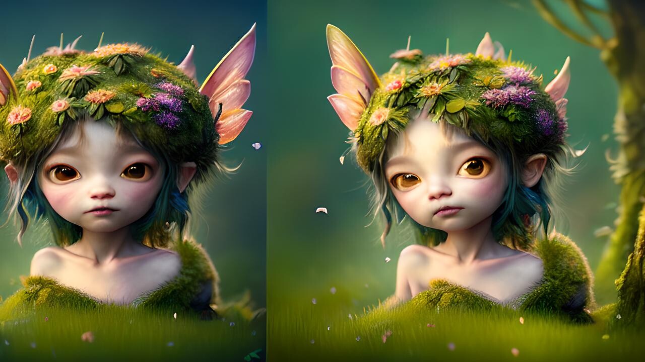 ArtStation - 57 Tiny and cute forest 2700 jpg pack runwayml art | Artworks