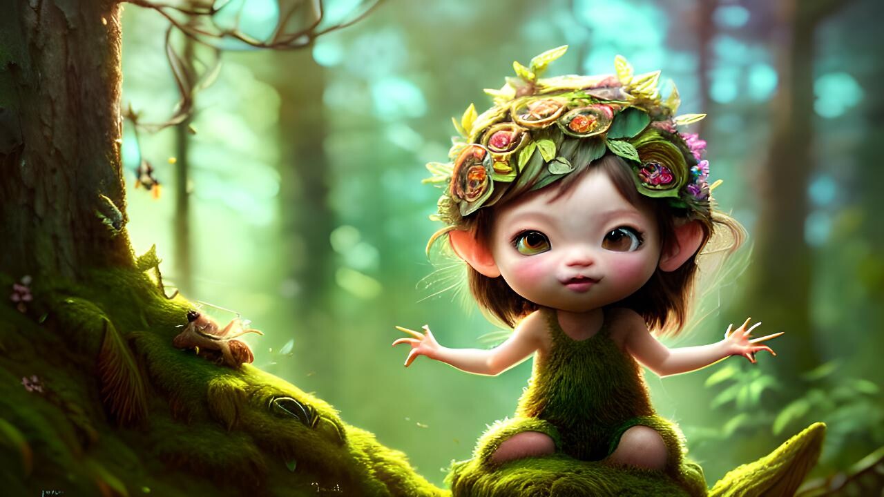 ArtStation - 57 Tiny and cute forest 2700 jpg pack runwayml art | Artworks
