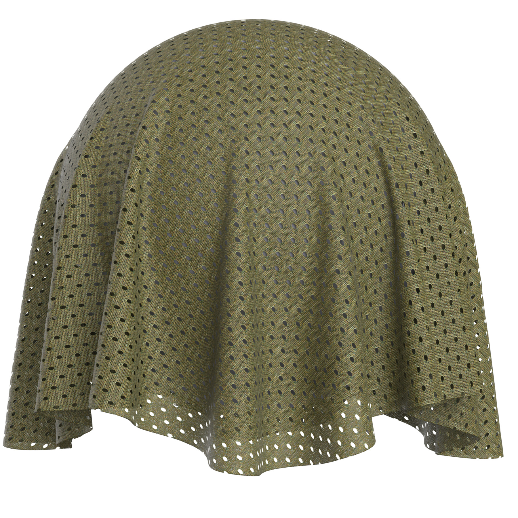ArtStation - Woven Pinhole Mesh Winter Moss Colored Fabric | Game Assets