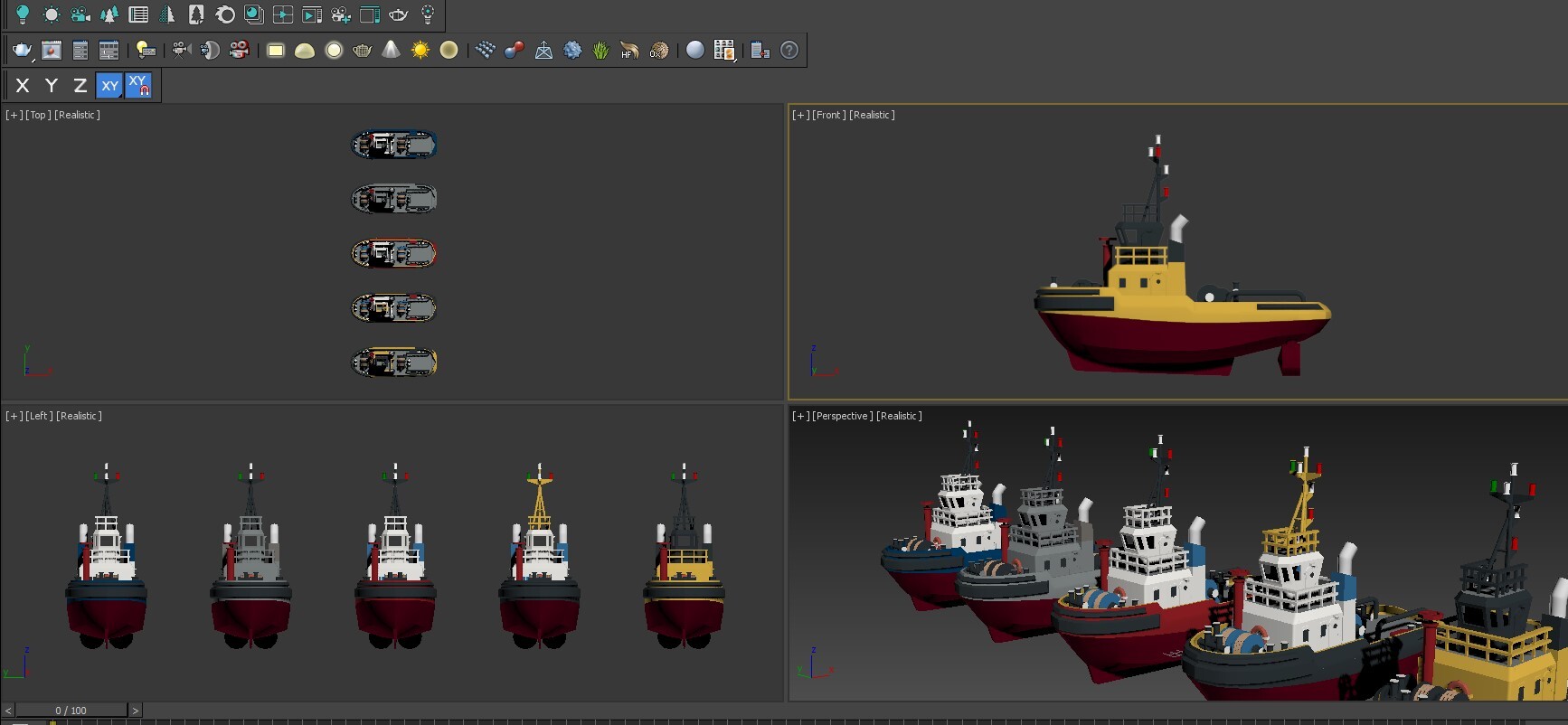 ArtStation - Tug Boat | Game Assets