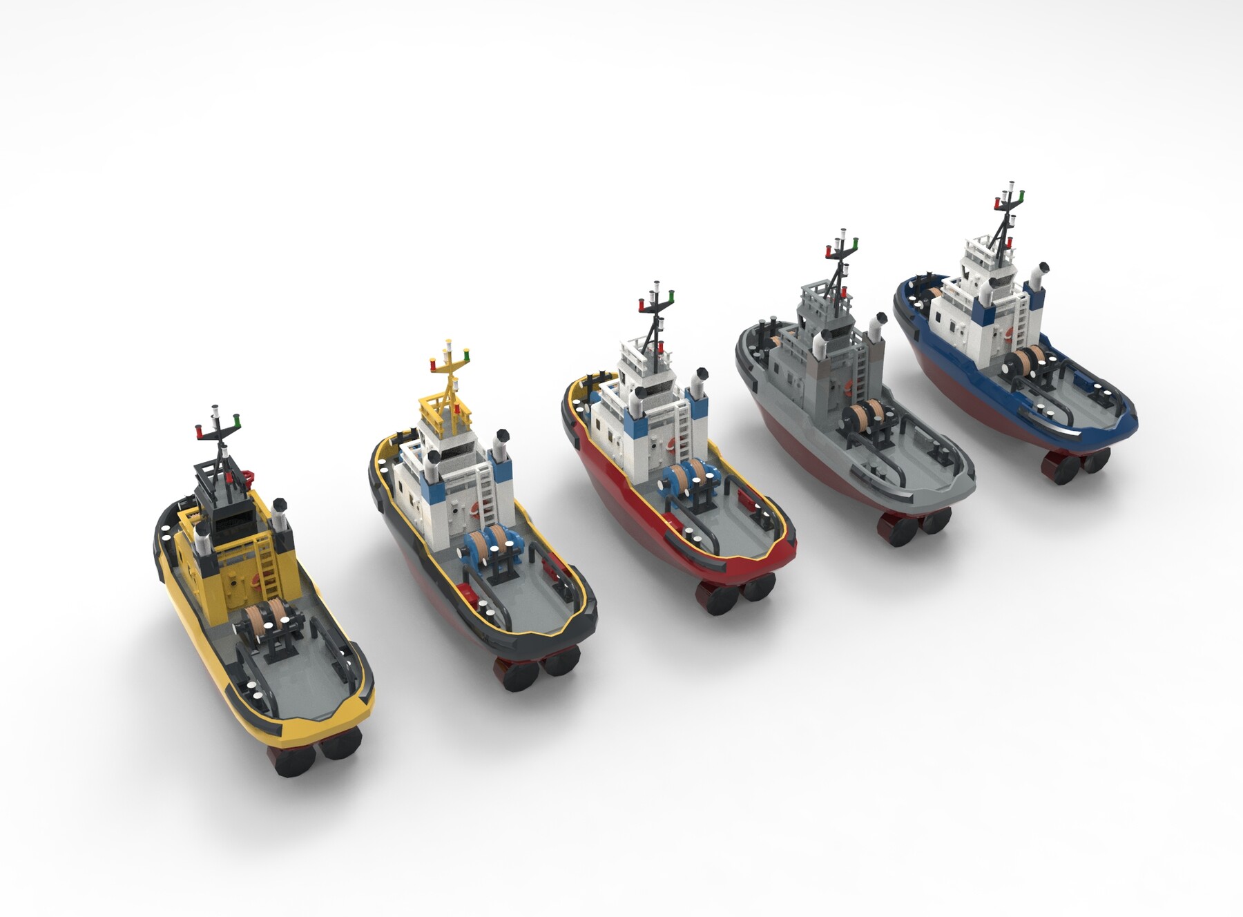 ArtStation - Tug Boat | Game Assets