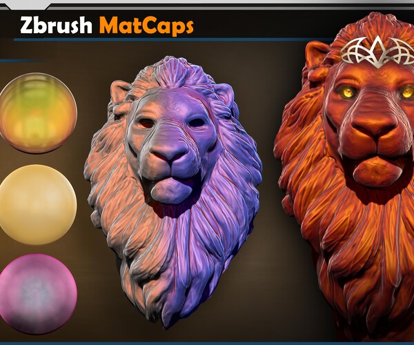 ArtStation - Zbrush MatCaps Vol 02 | Resources