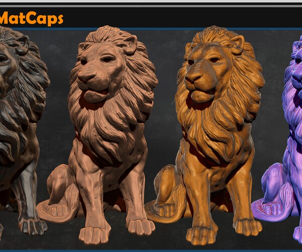 ArtStation - Zbrush MatCaps Vol 02 | Resources