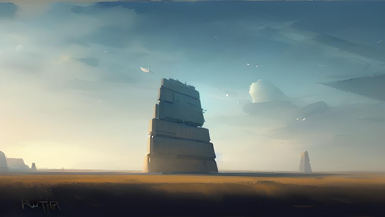 ArtStation - 61 monolithic structure 2400 jpg pack runwayml art | Artworks