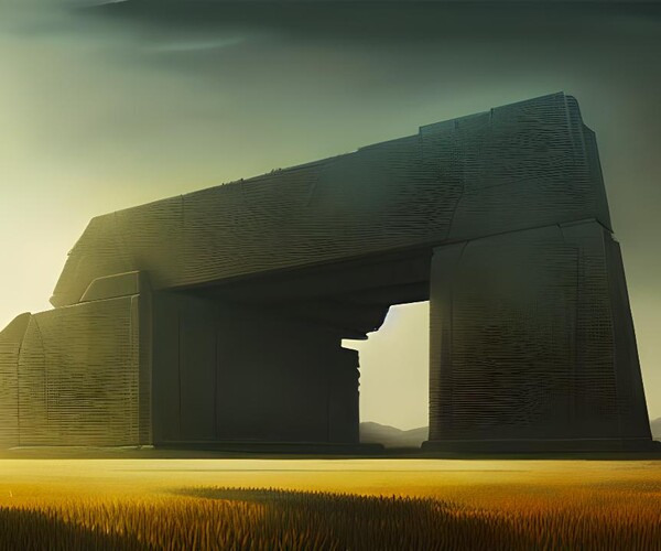 ArtStation - 61 monolithic structure 2400 jpg pack runwayml art | Artworks