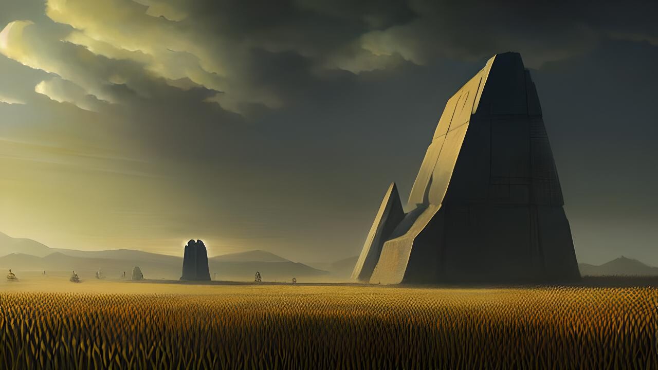 ArtStation - 61 monolithic structure 2400 jpg pack runwayml art | Artworks