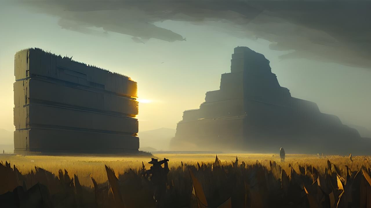 ArtStation - 61 monolithic structure 2400 jpg pack runwayml art | Artworks