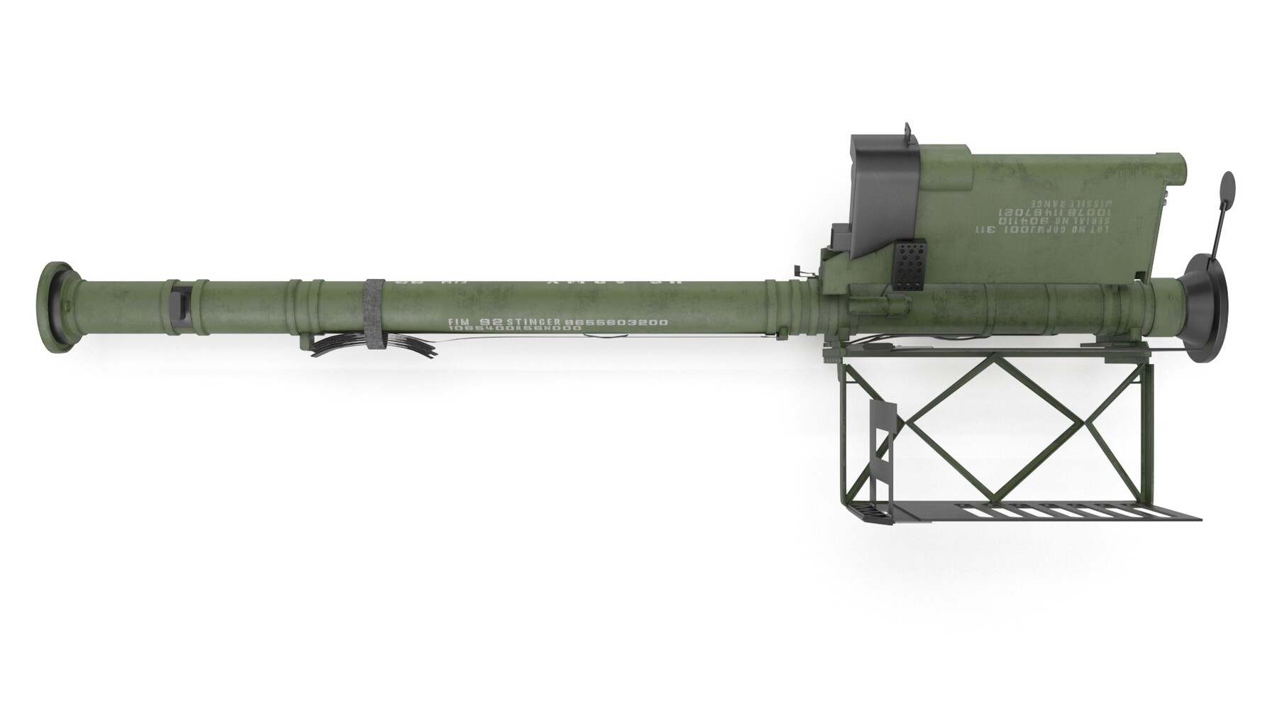 ArtStation - FIM 92 Stinger Missile Launcher 3D Model | Resources