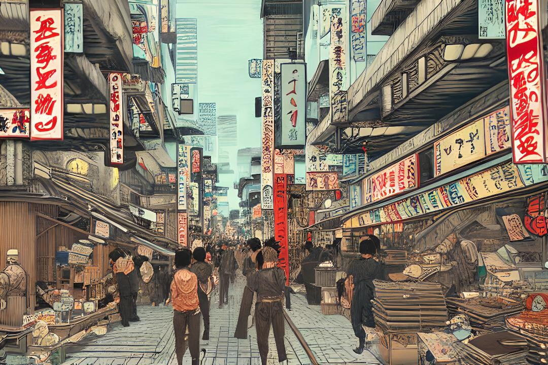 ArtStation - 93 downtown area in contemporary Japan 2200 jpg pack ...