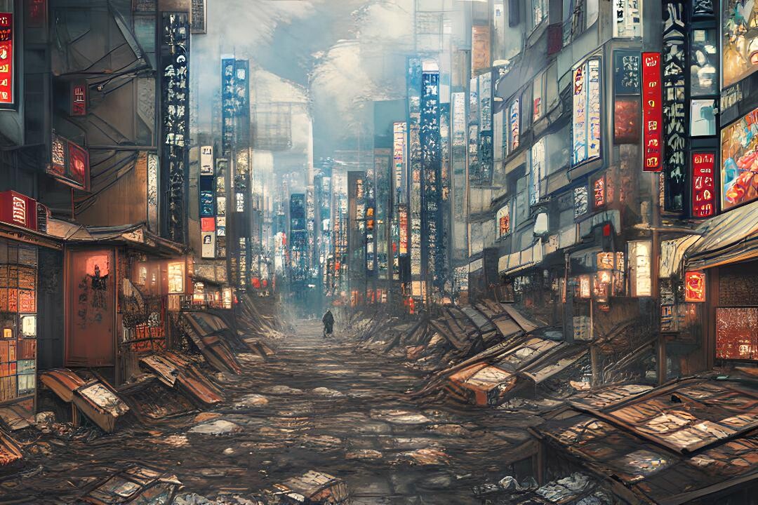 ArtStation - 93 downtown area in contemporary Japan 2200 jpg pack ...