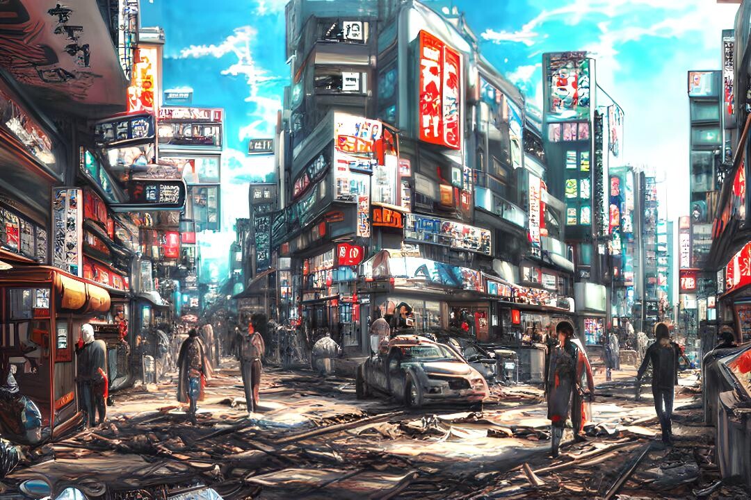 ArtStation - 93 downtown area in contemporary Japan 2200 jpg pack ...
