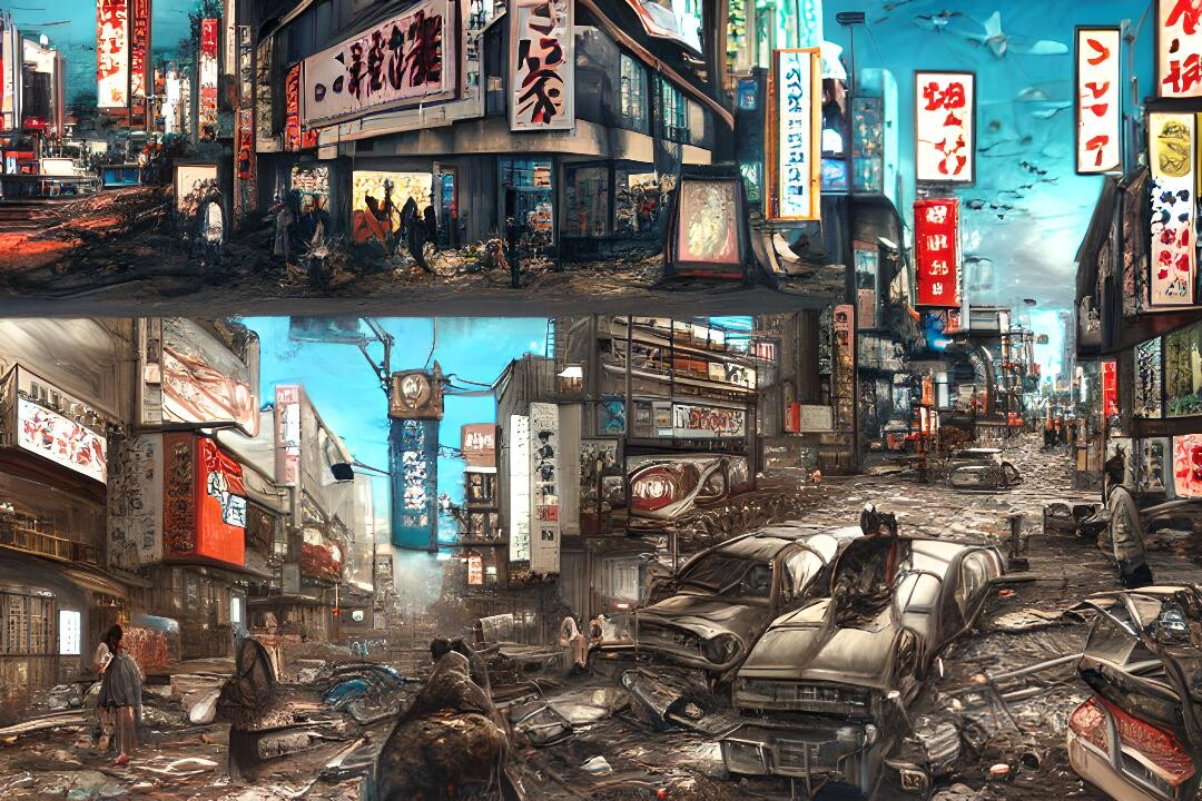 ArtStation - 93 downtown area in contemporary Japan 2200 jpg pack ...