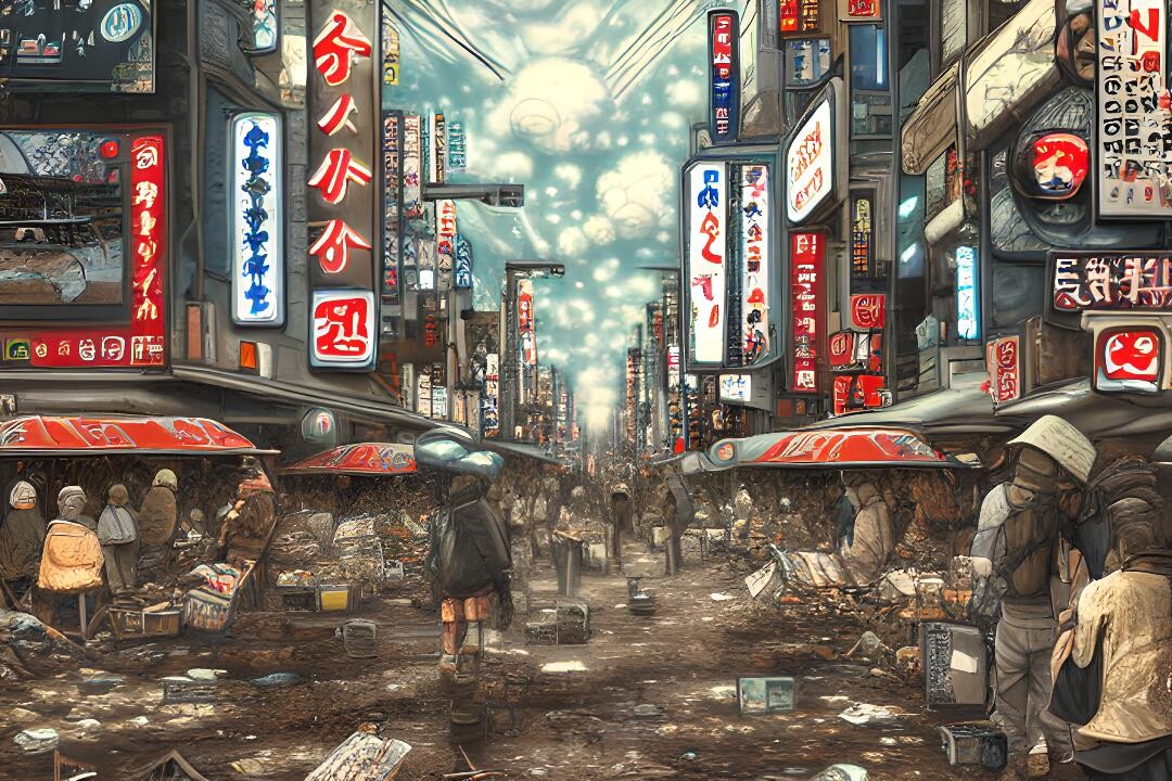 ArtStation - 93 downtown area in contemporary Japan 2200 jpg pack ...