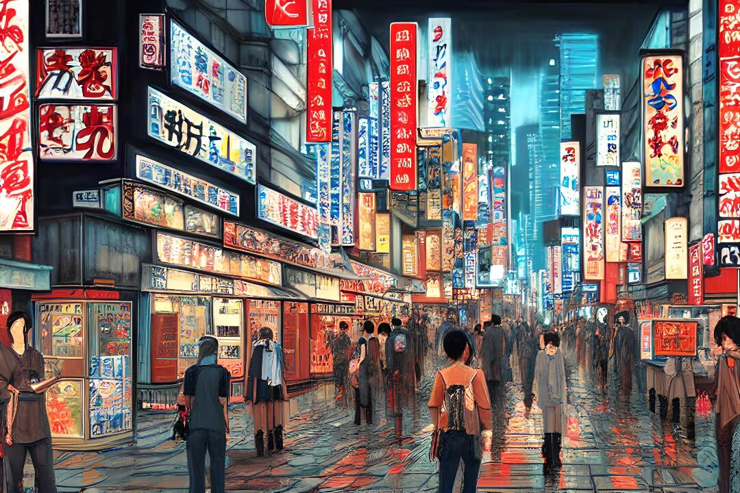 ArtStation - 93 downtown area in contemporary Japan 2200 jpg pack ...