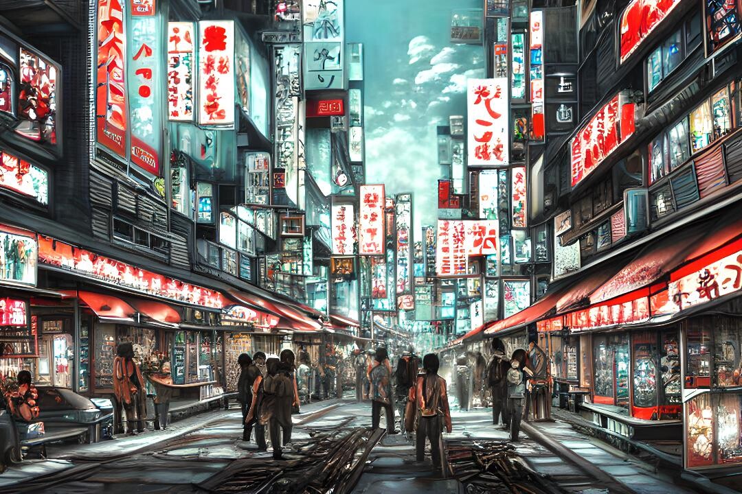 ArtStation - 93 downtown area in contemporary Japan 2200 jpg pack ...