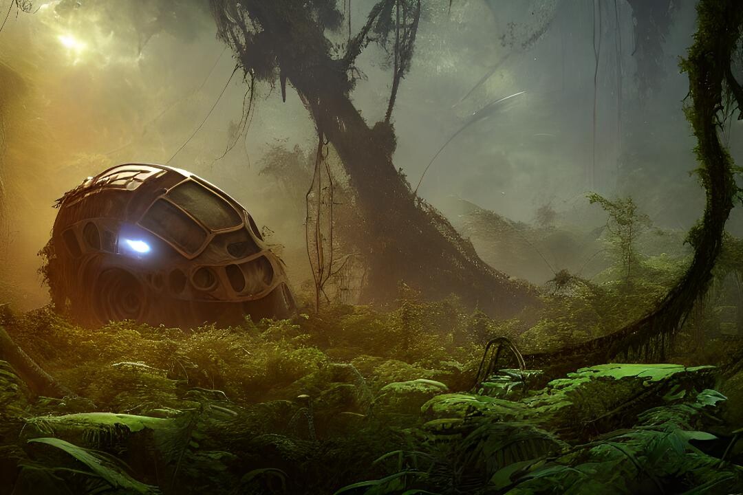ArtStation - 94 Rusted alien spaceship 4600 jpg pack wombo art | Artworks