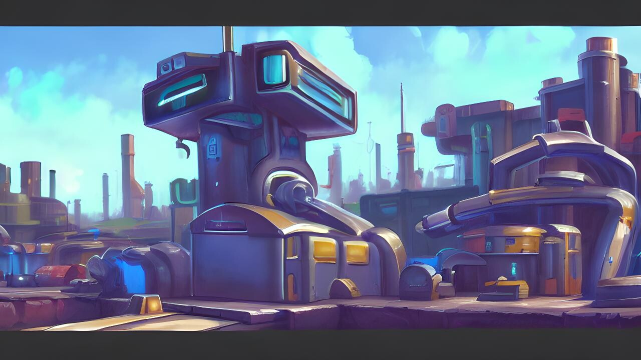 ArtStation - 98 worldland factory 5100 jpg pack runwayml art | Artworks