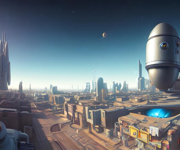 ArtStation - 95 venus city 4800 jpg pack runwayml art | Artworks
