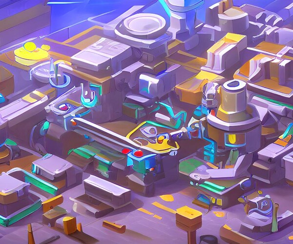 ArtStation - 98 worldland factory 5100 jpg pack runwayml art | Artworks