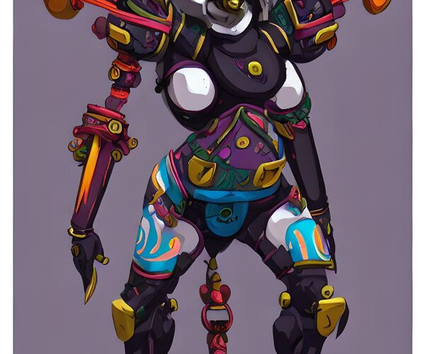 ArtStation - 101 meka 6400 jpg pack runwayml art | Artworks