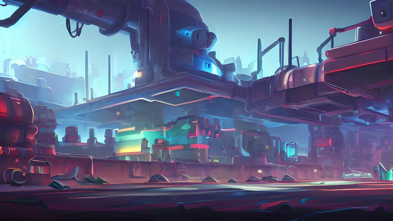 ArtStation - 98 worldland factory 5100 jpg pack runwayml art | Artworks
