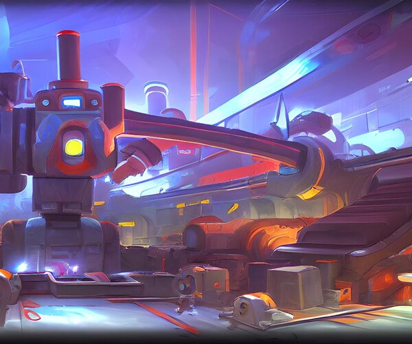 ArtStation - 98 worldland factory 5100 jpg pack runwayml art | Artworks