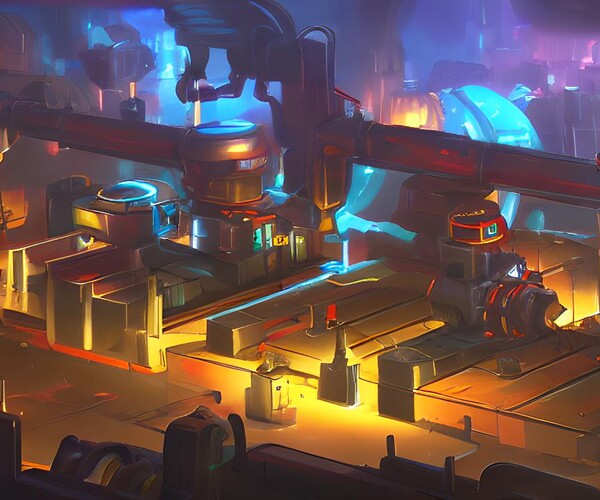 ArtStation - 98 worldland factory 5100 jpg pack runwayml art | Artworks