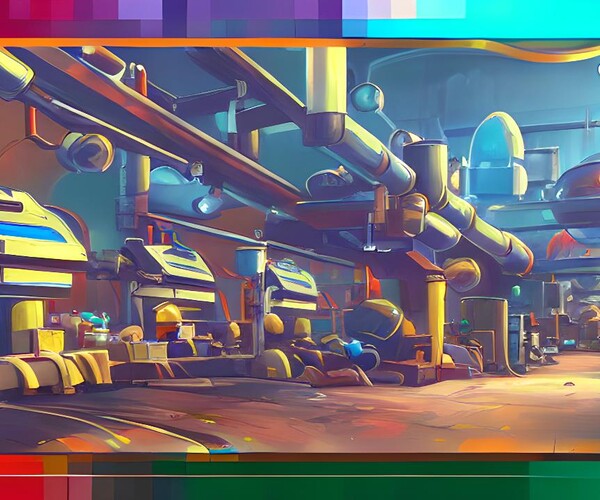 ArtStation - 98 worldland factory 5100 jpg pack runwayml art | Artworks