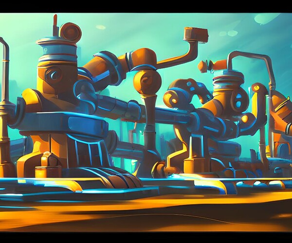 ArtStation - 98 worldland factory 5100 jpg pack runwayml art | Artworks