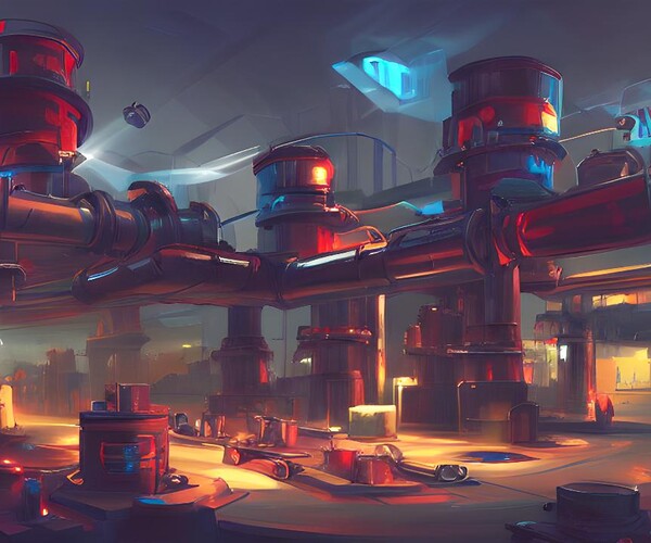 ArtStation - 98 worldland factory 5100 jpg pack runwayml art | Artworks