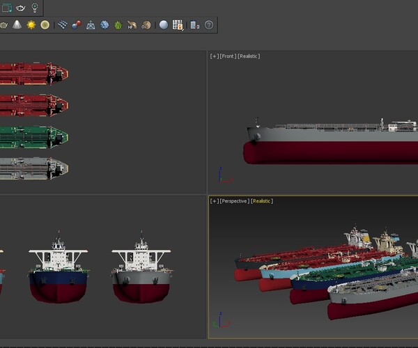 ArtStation - ULCC Oil Carrier | Game Assets