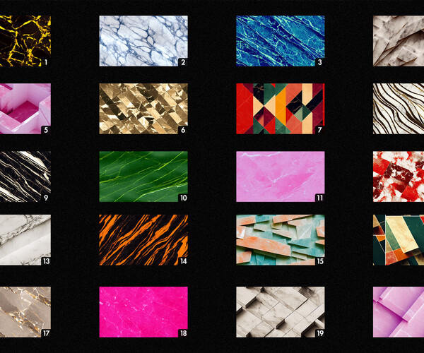 ArtStation - Marble Textures VOL.o3 // Generated Overlay Texture ...