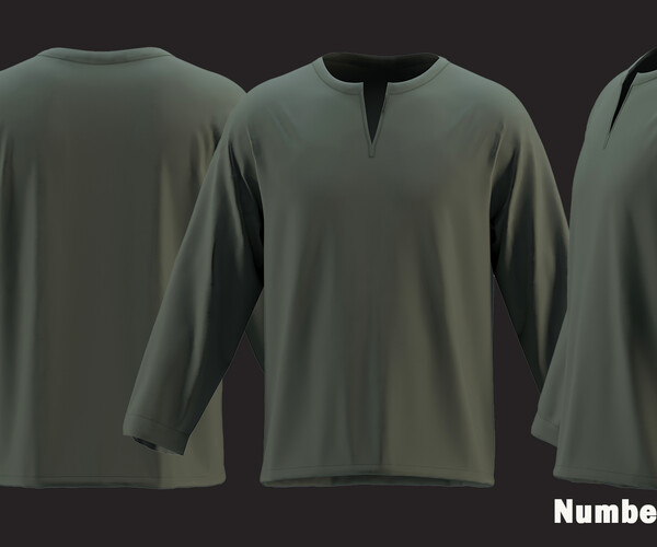 ArtStation - 10 Men's T-shirt (ZPRJ, FBX , OBJ, MTL , MAX , TEXTURES ...
