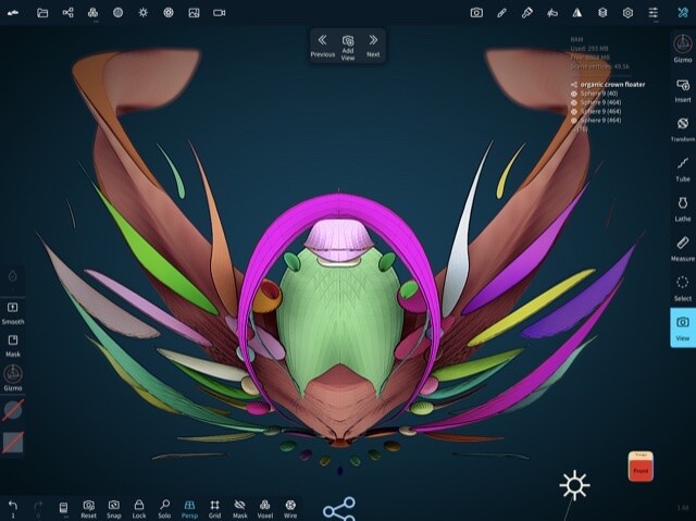 ArtStation - “FLOATER” CROWN (GLB, OBJ, STL) + HEAD SCULPT VARIANT ...