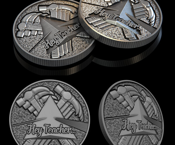 ArtStation - Fiber Laser Coin Set - Combo 03 | Resources